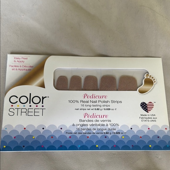 Color Street | Makeup | Color Street Pedicure Shimmering Brown Nail ...